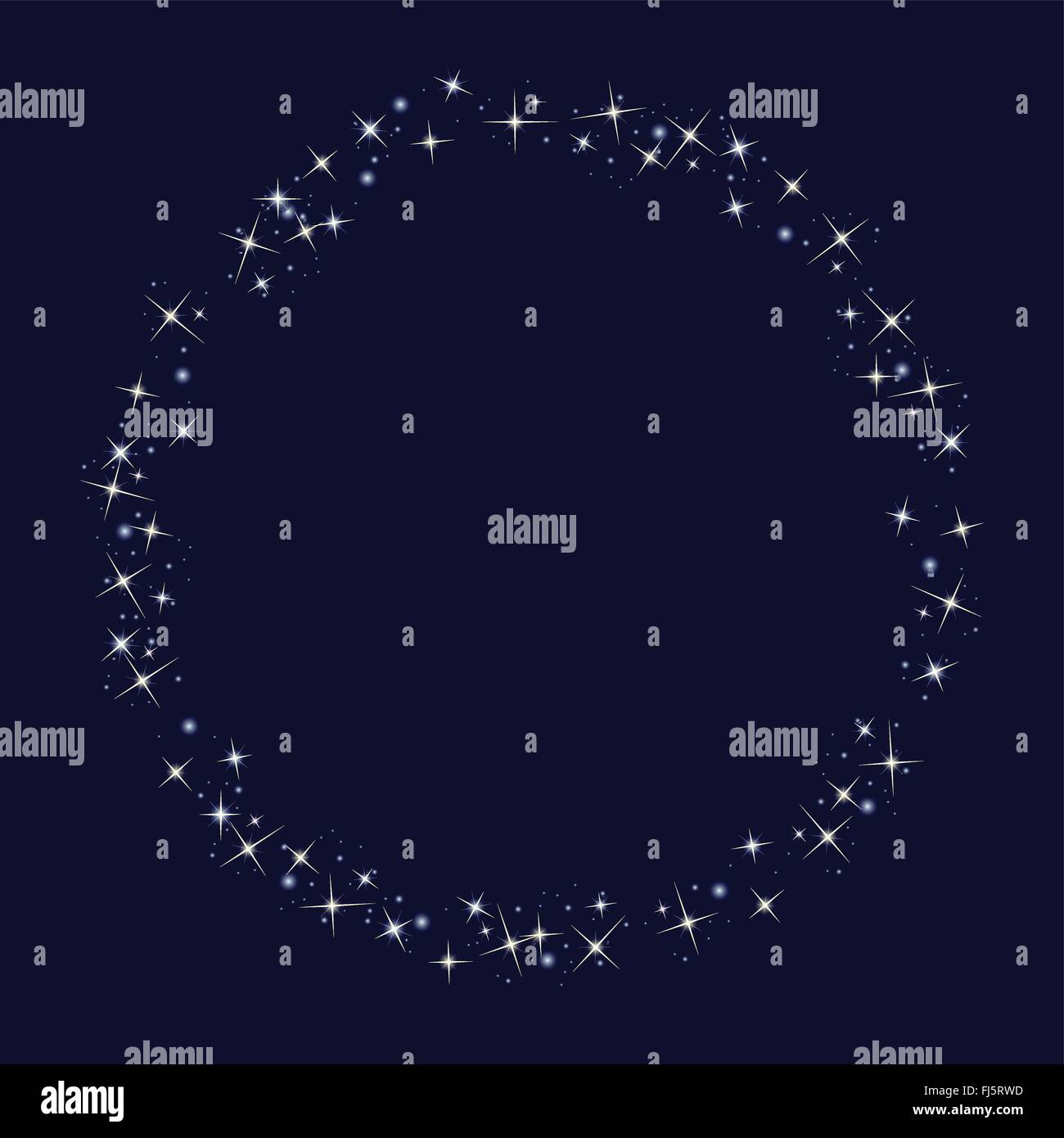 Starry border. Cosmic background Stock Vector Image & Art - Alamy