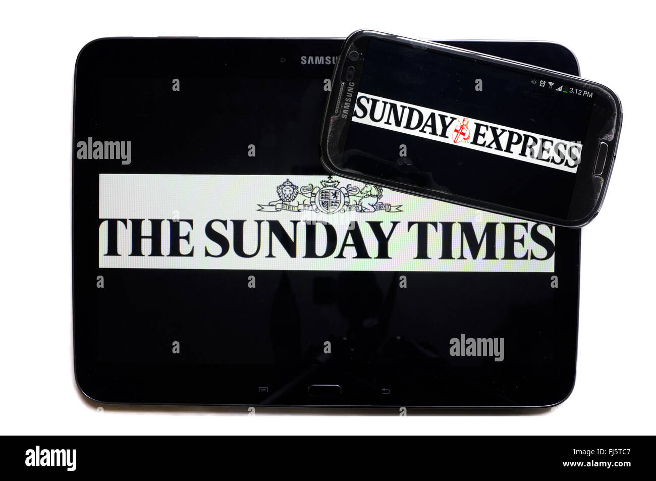 Sunday express logo hi-res stock photography and images - Alamy