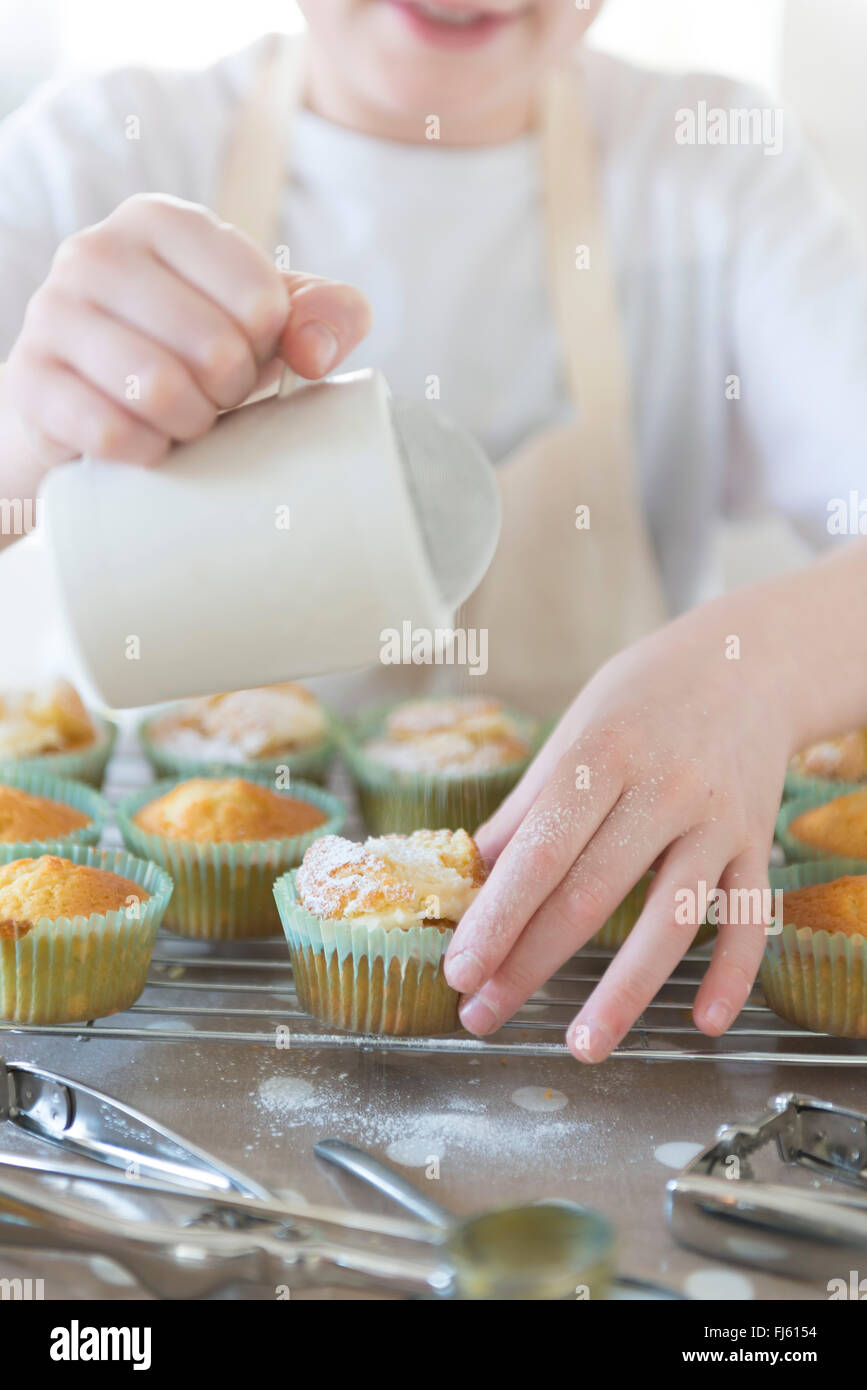 A child baking cakes Stock Photo - Alamy