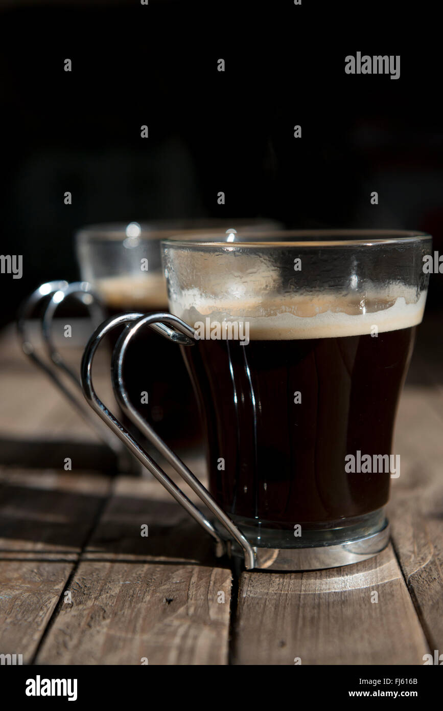 Black coffee froth hi-res stock photography and images - Alamy