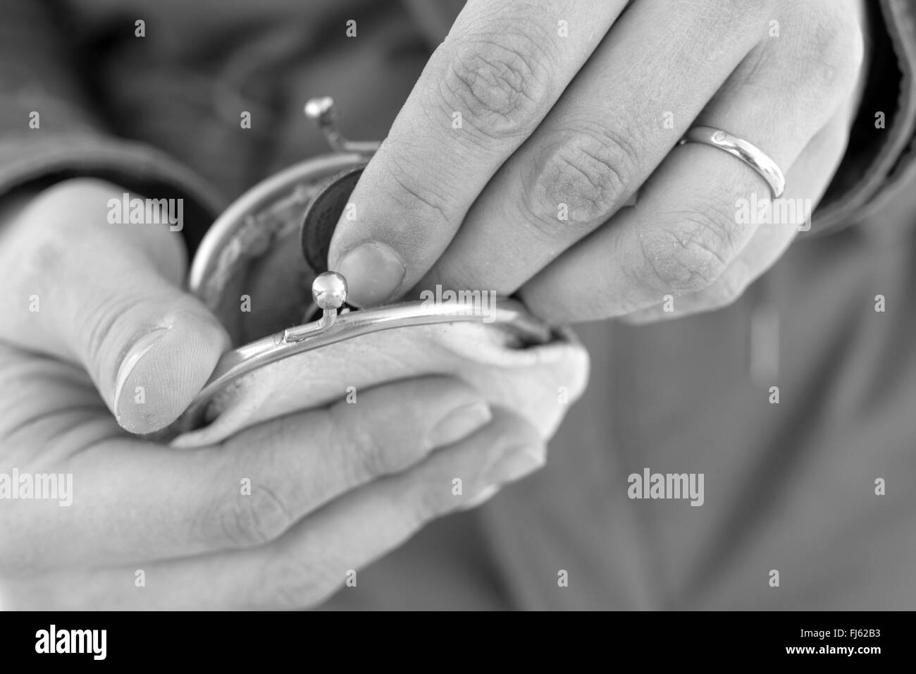 Counting fingers Black and White Stock Photos & Images - Alamy
