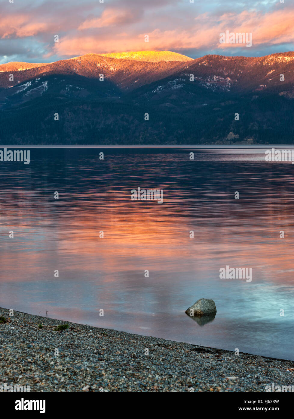 Pend Oreille Lake in north Idaho Stock Photo - Alamy