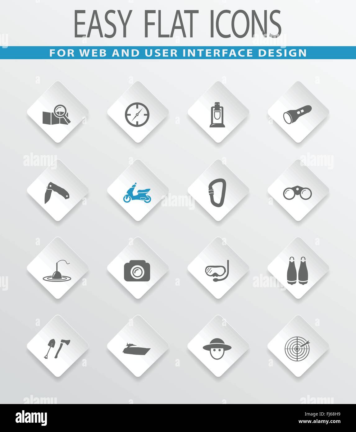 Active recreation icons set Stock Vector Image & Art - Alamy