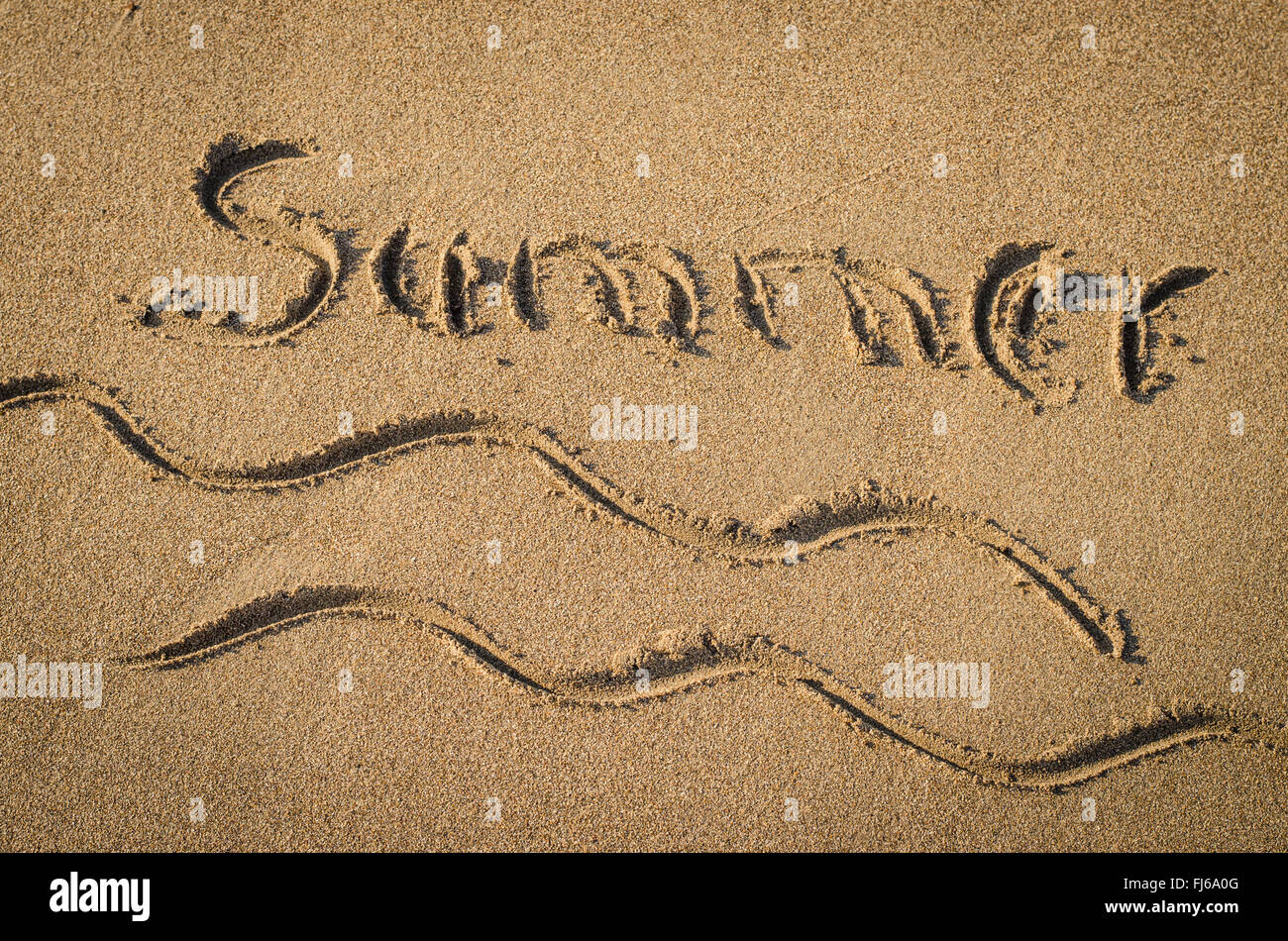 waves and summer at sand on seaside Stock Photo - Alamy