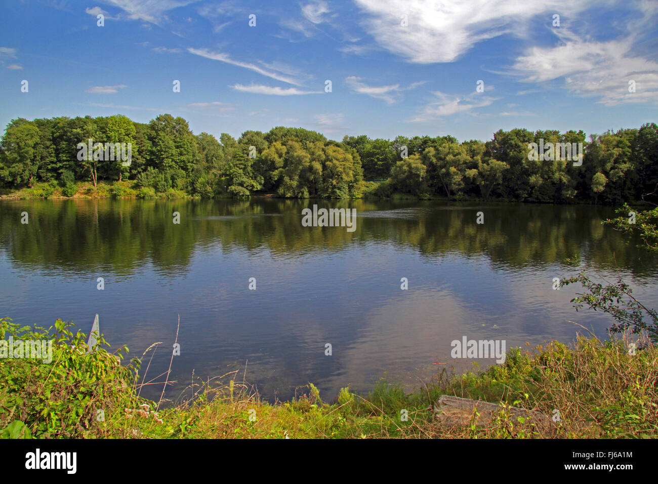 Ruhr river, Germany, North Rhine-Westphalia, Ruhr Area, Herdecke Stock ...