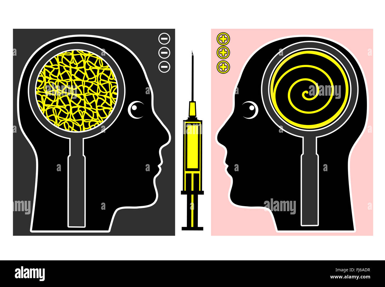 Memories brain Cut Out Stock Images & Pictures - Alamy