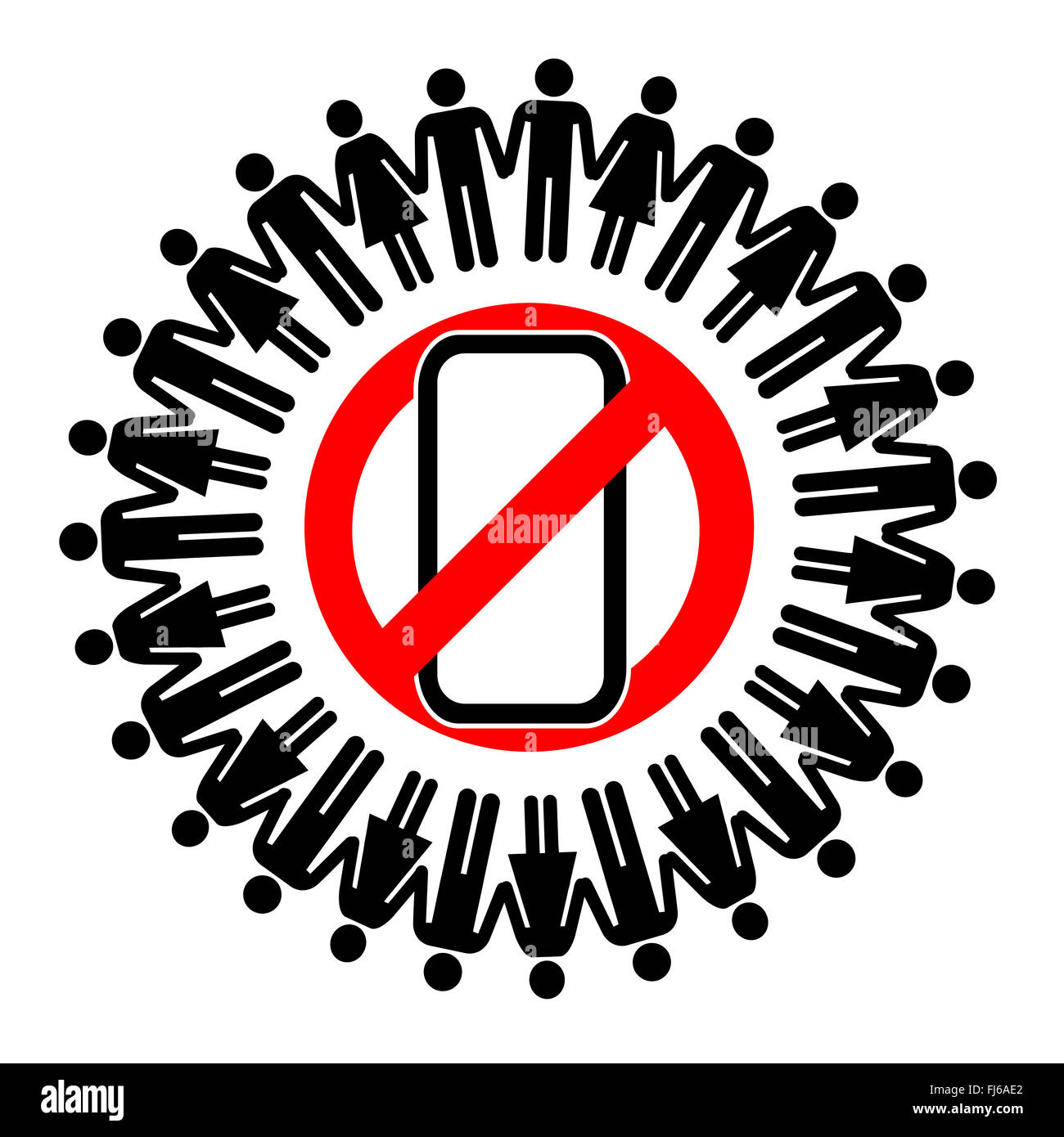 Turn off your cell phone sign hi-res stock photography and images - Alamy