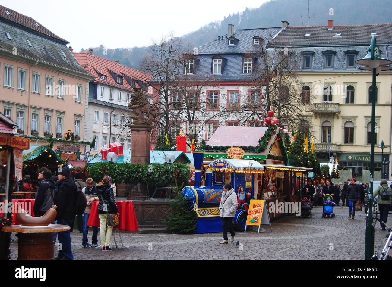 Germany Heidelberg Christmas Market High Resolution Stock Photography ...
