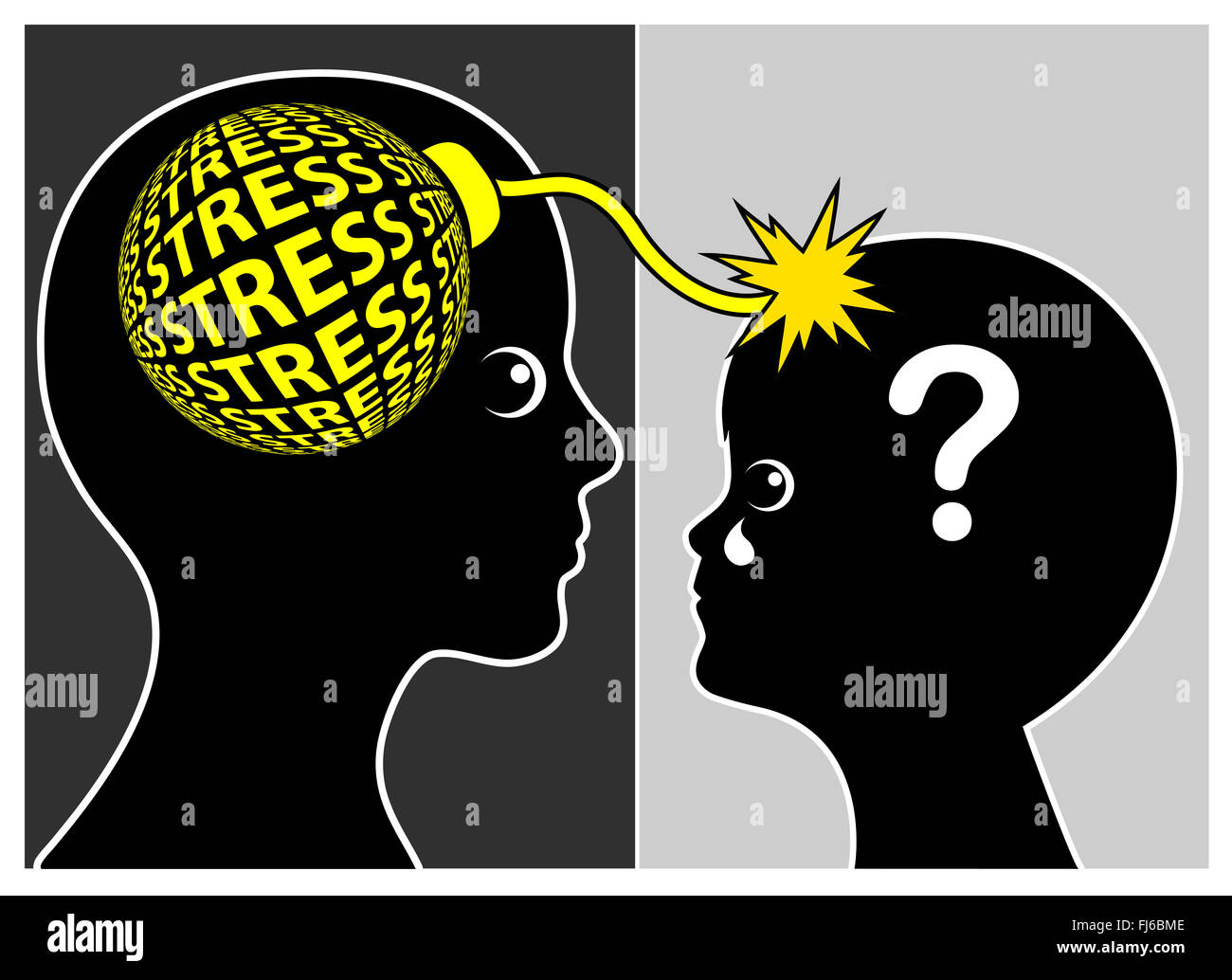 Parental stress affects child Stock Photo - Alamy Parental stress affects child Stock Photo - Alamy