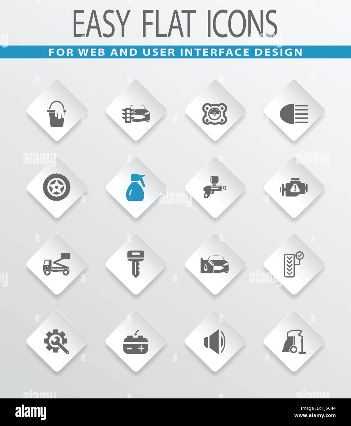 Car shop icons set Stock Vector Image & Art - Alamy