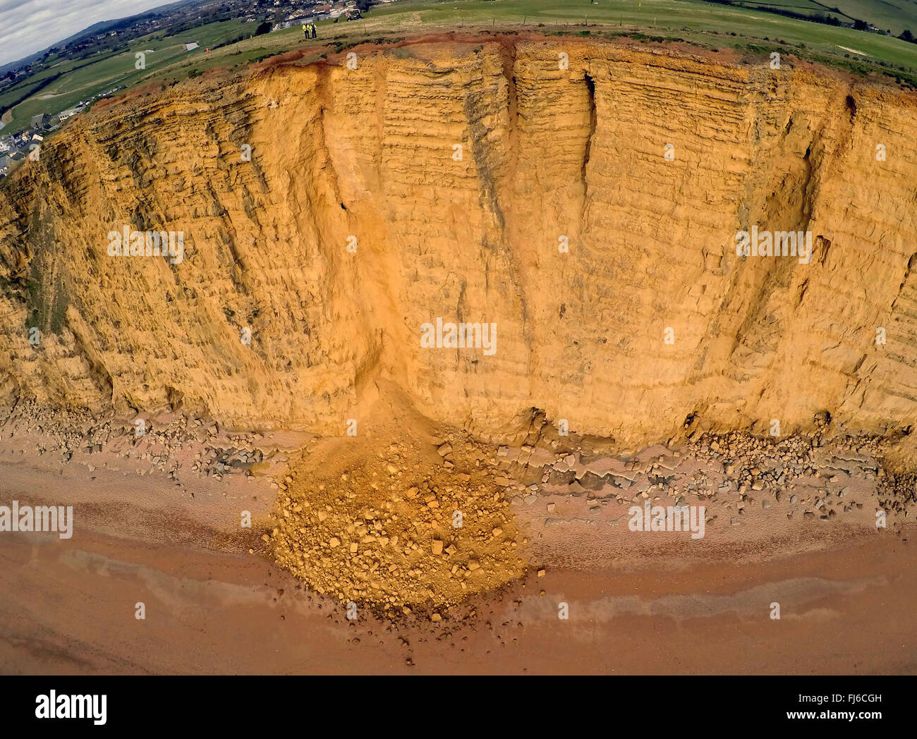 Landslip aerial hi-res stock photography and images - Alamy