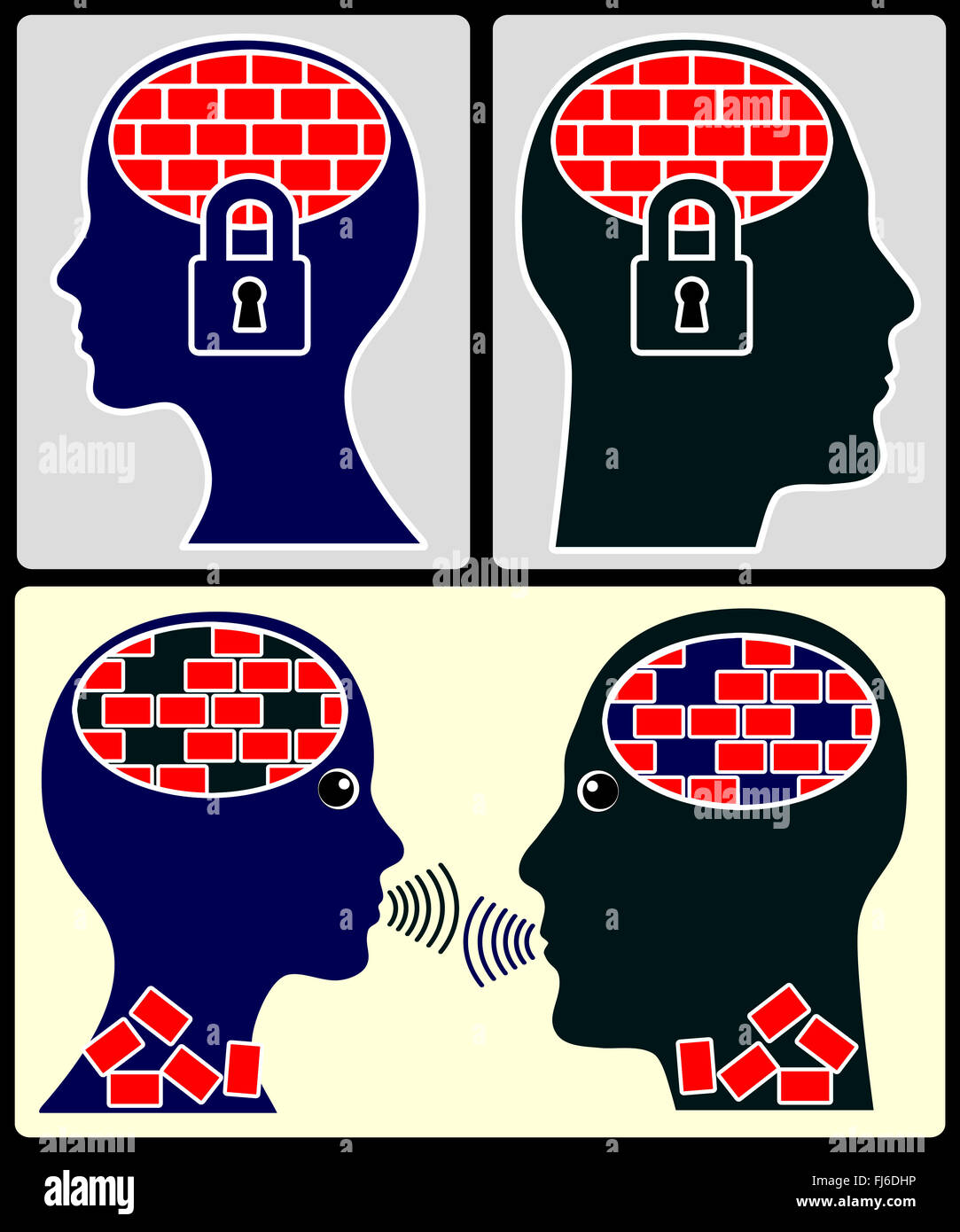 Intolerance brain hi-res stock photography and images - Alamy