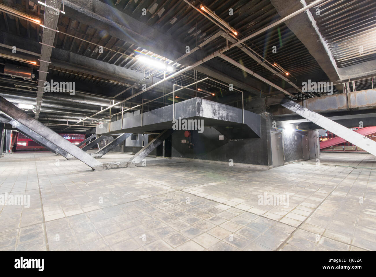 Large empty space inside building Stock Photo - Alamy