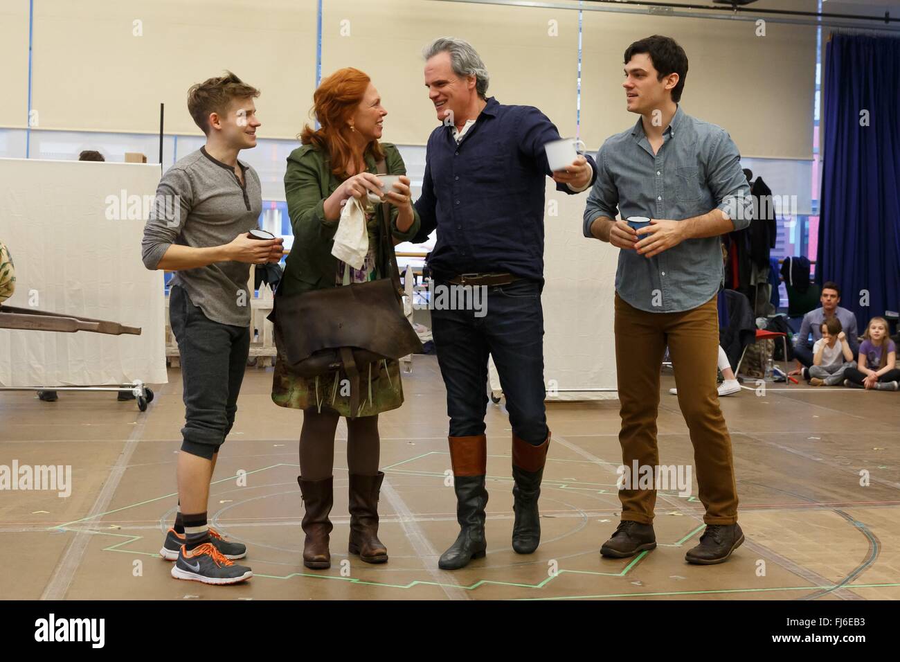 New York, NY, USA. 29th Feb, 2016. Andrew Keenan-Bolger, Carolee ...