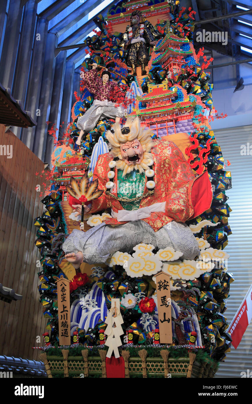 Japan, Fukuoka, float used in Hakata Gion Yamakasa festival Stock Photo ...