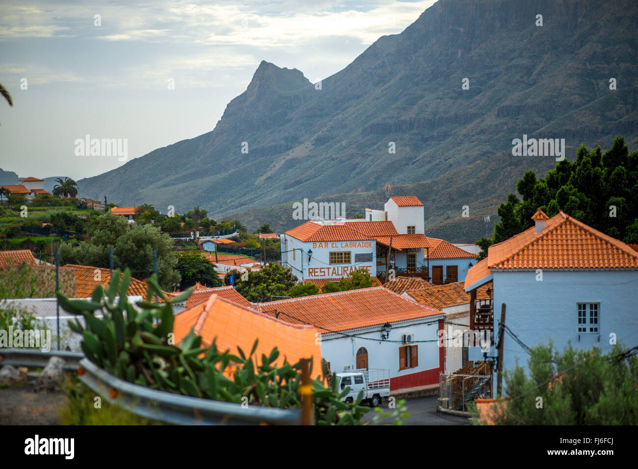 Fataga, Gran Canaria island, Spain - December 08, 2015: Traditional ...