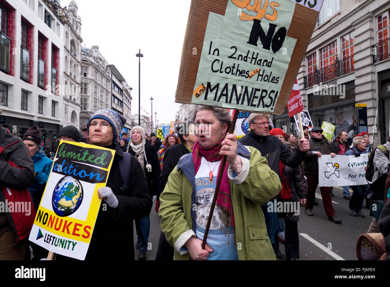 Trident CND protest through Central London was biggest anti-nuclear ...