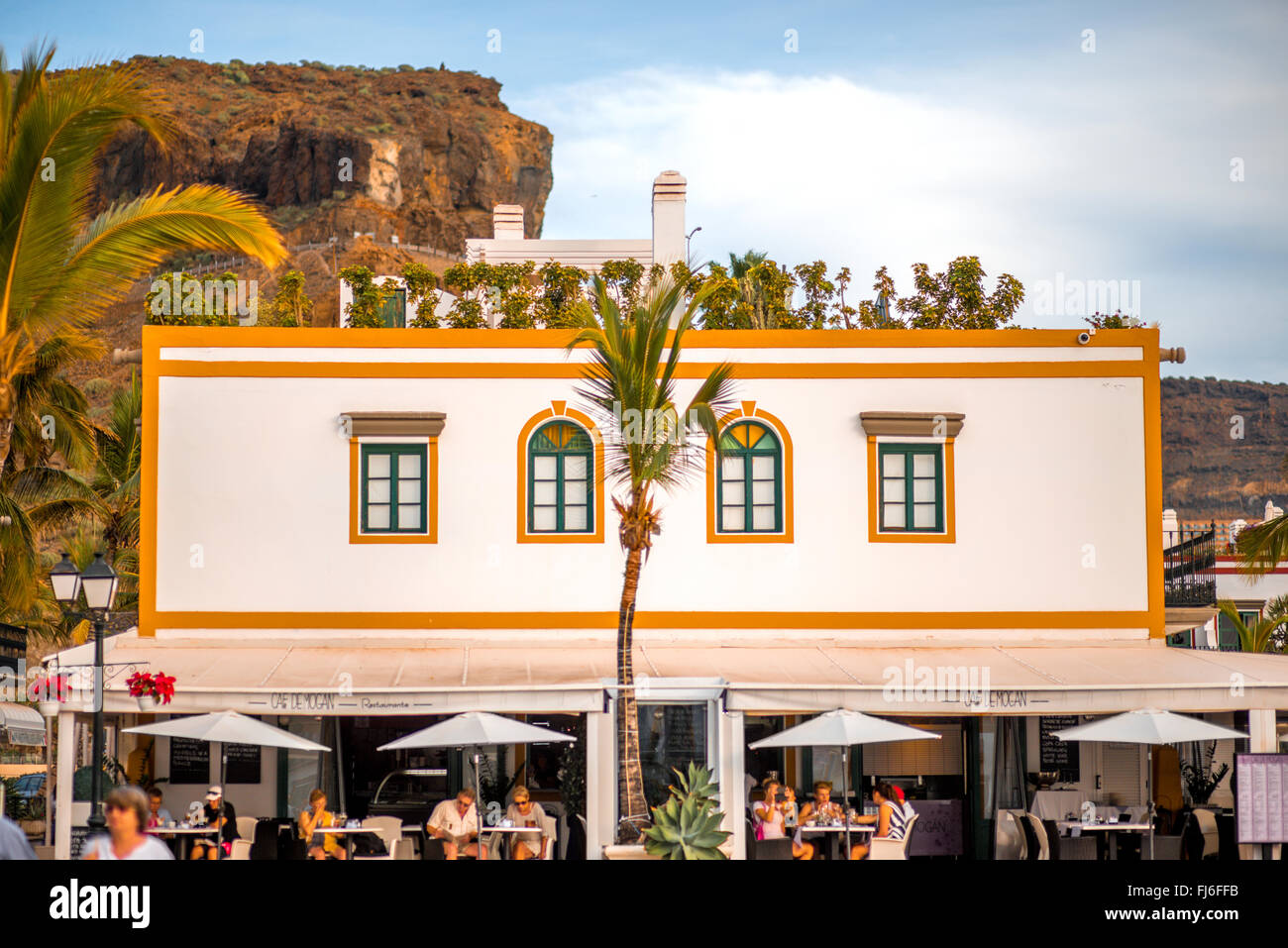 Fataga, Gran Canaria island, Spain - December 08, 2015: Souvenir shop ...