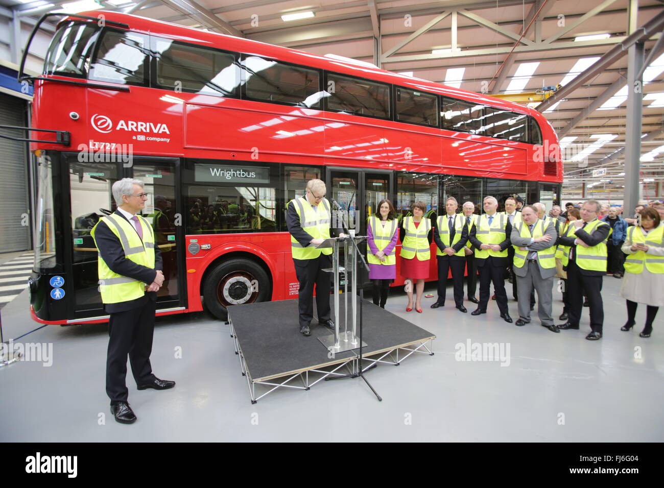 Images of Wright Bus Factory in Antrim, Northern Ireland. Mayor of ...