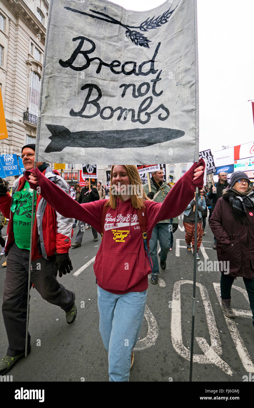 Trident CND protest through Central London was biggest anti-nuclear ...