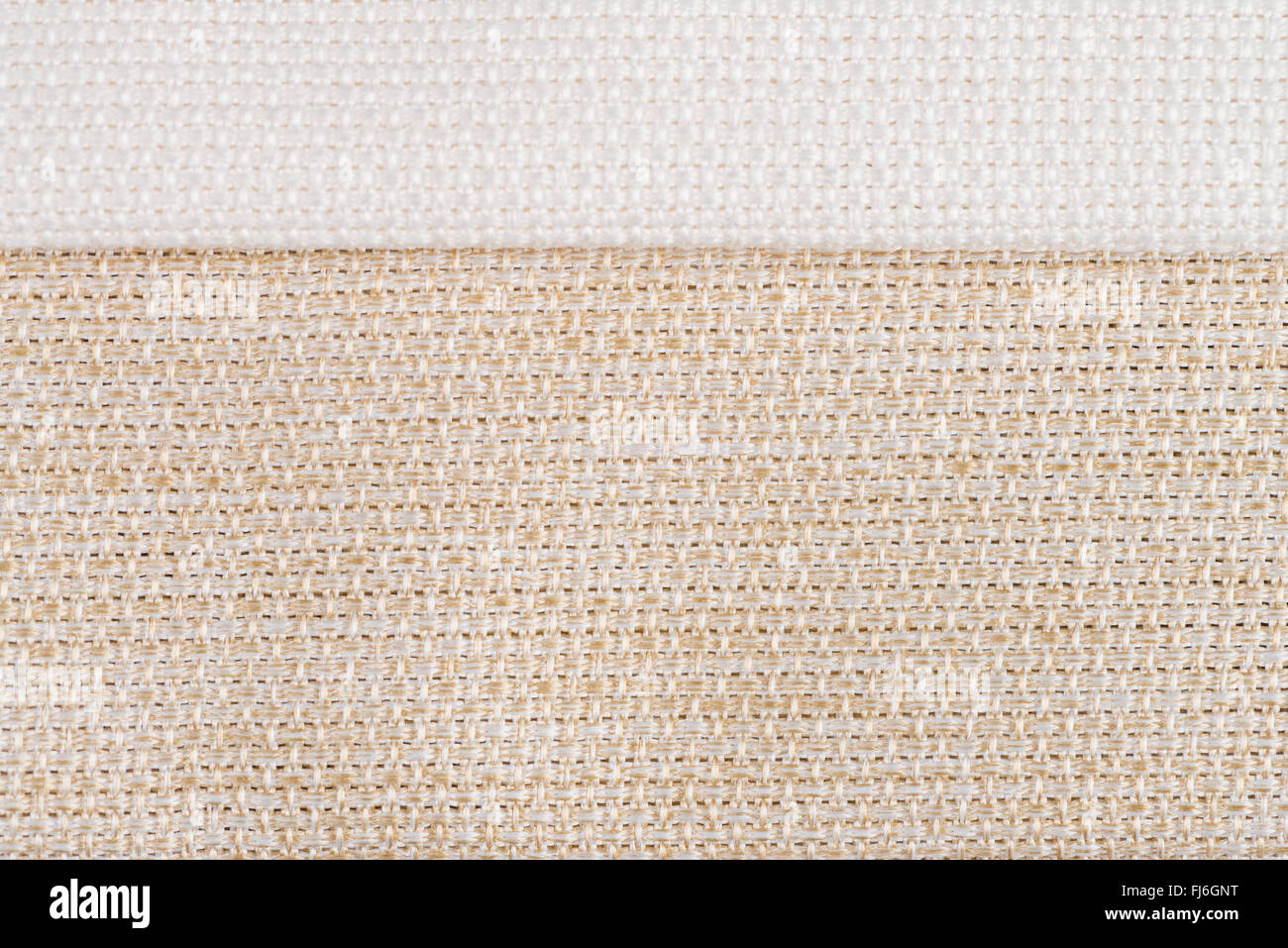Closeup detail of beige canvas texture background Stock Photo - Alamy