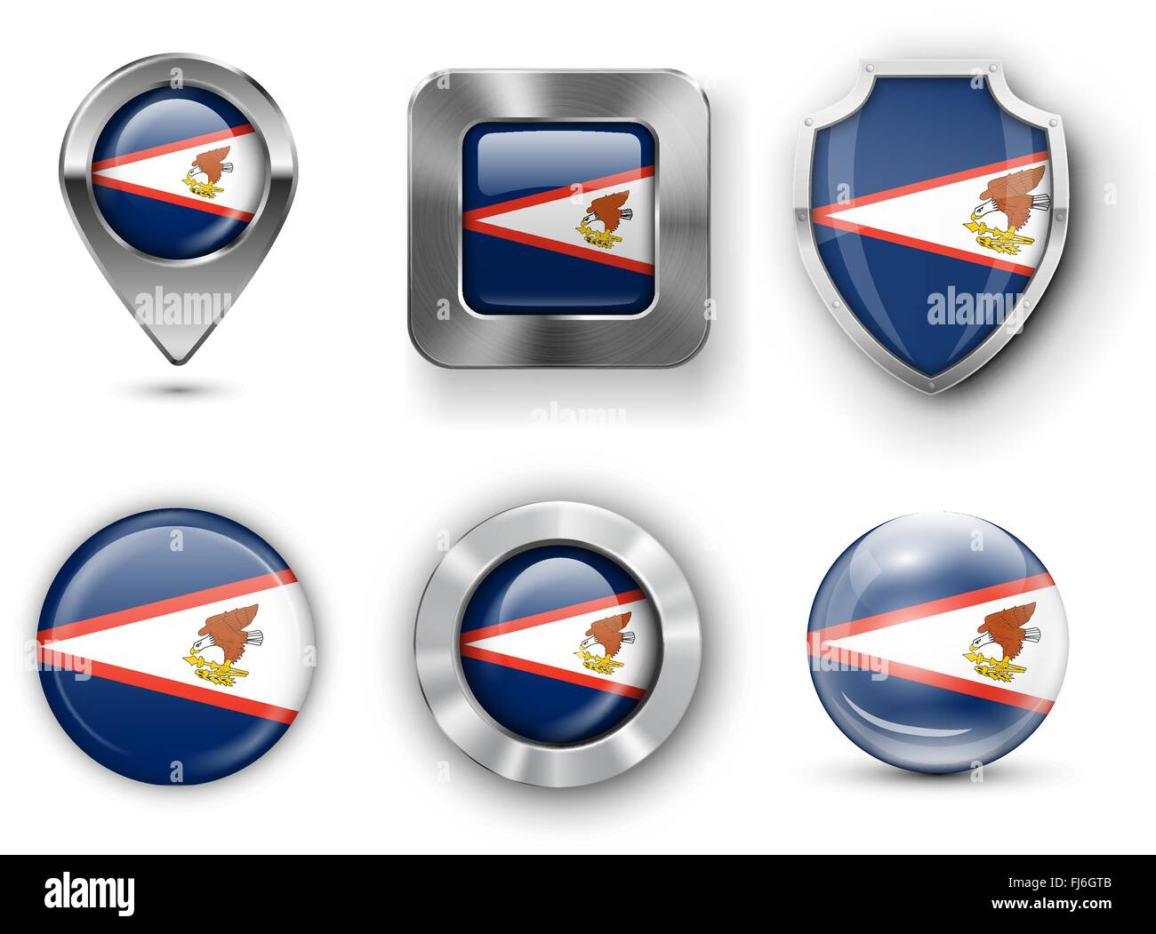 Map pointer flag samoa hi-res stock photography and images - Alamy