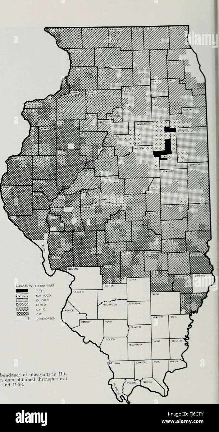 A study of the distribution and population density of pheasant species ...