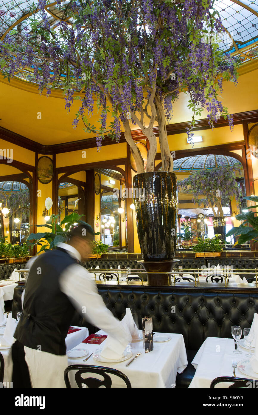 Interior of the historic brasserie Bofinger Paris France Stock Photo ...