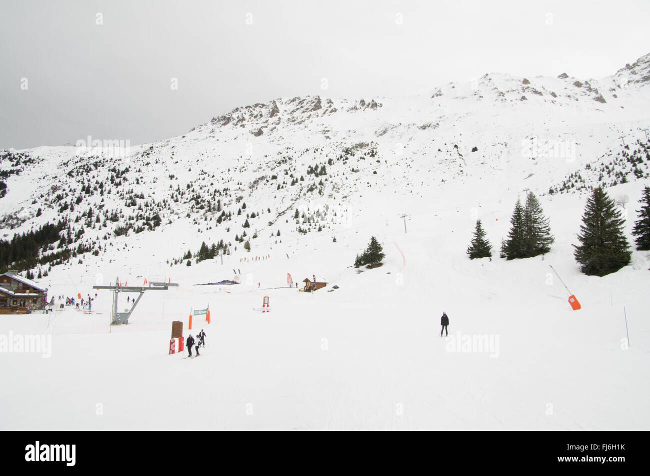 Courchevel ski resort hi-res stock photography and images - Alamy