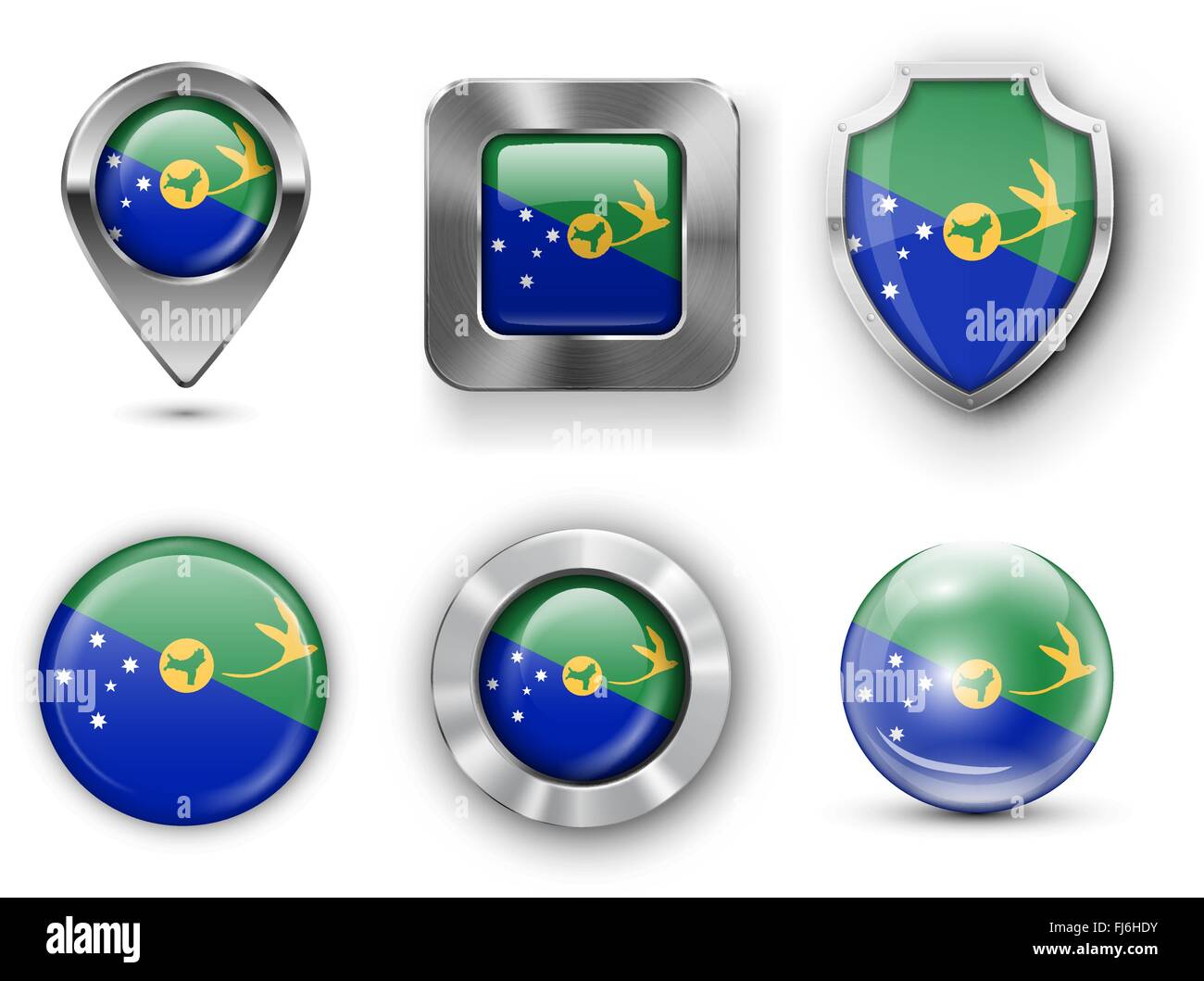 Christmas island flag hi-res stock photography and images - Alamy