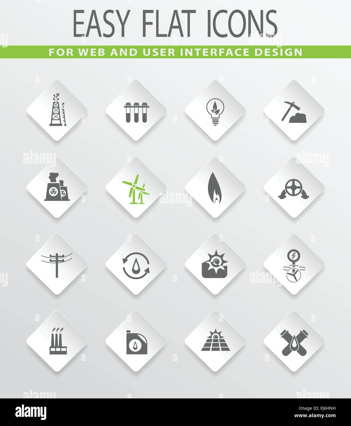 Oil industry icons set Stock Vector Image & Art - Alamy