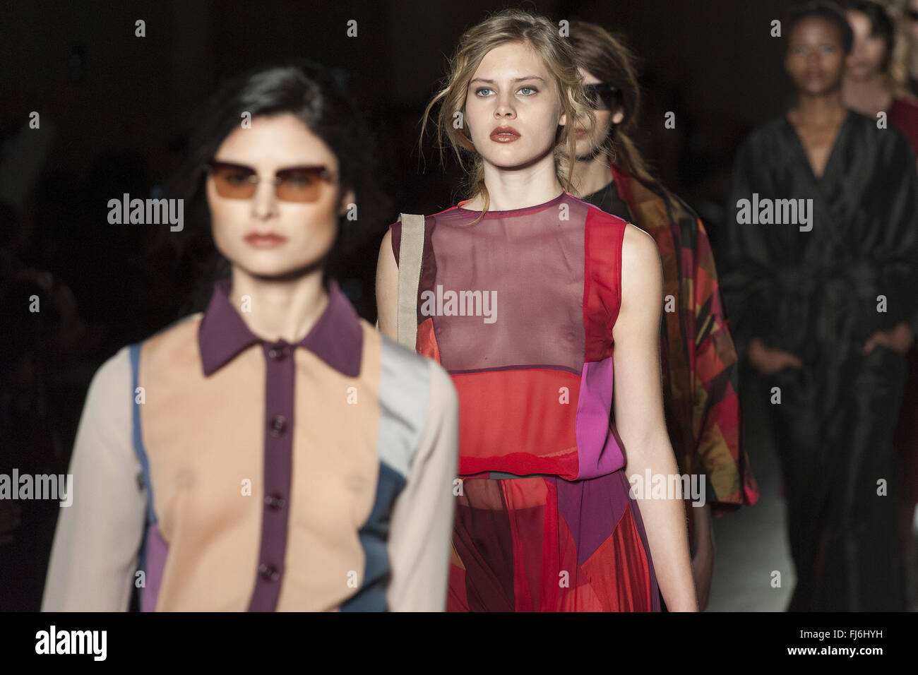 Models walks the runway showcasing one of the latest Ricardo Preto ...