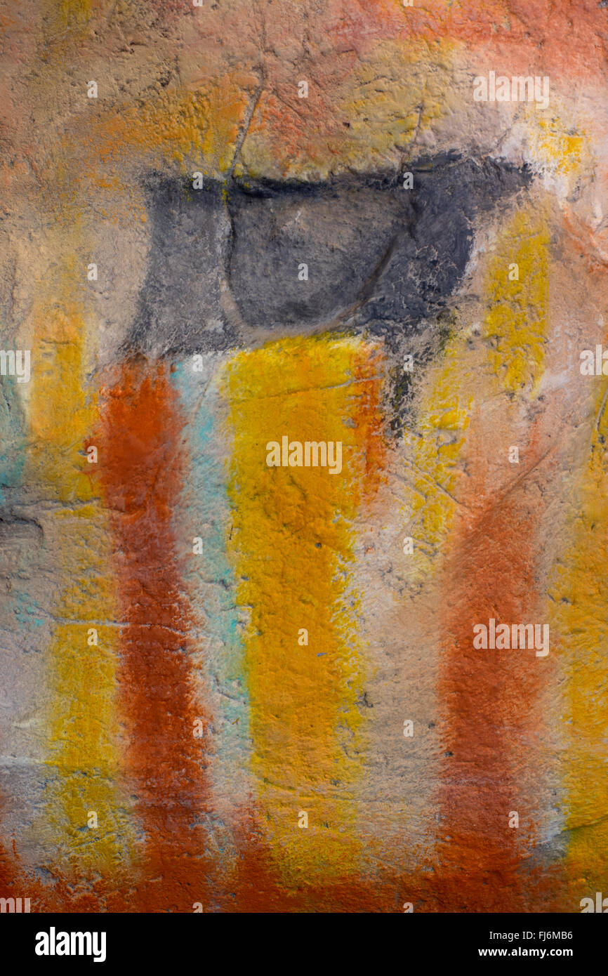 Alpine, Texas - native American rock painting reecreated at the Museum ...