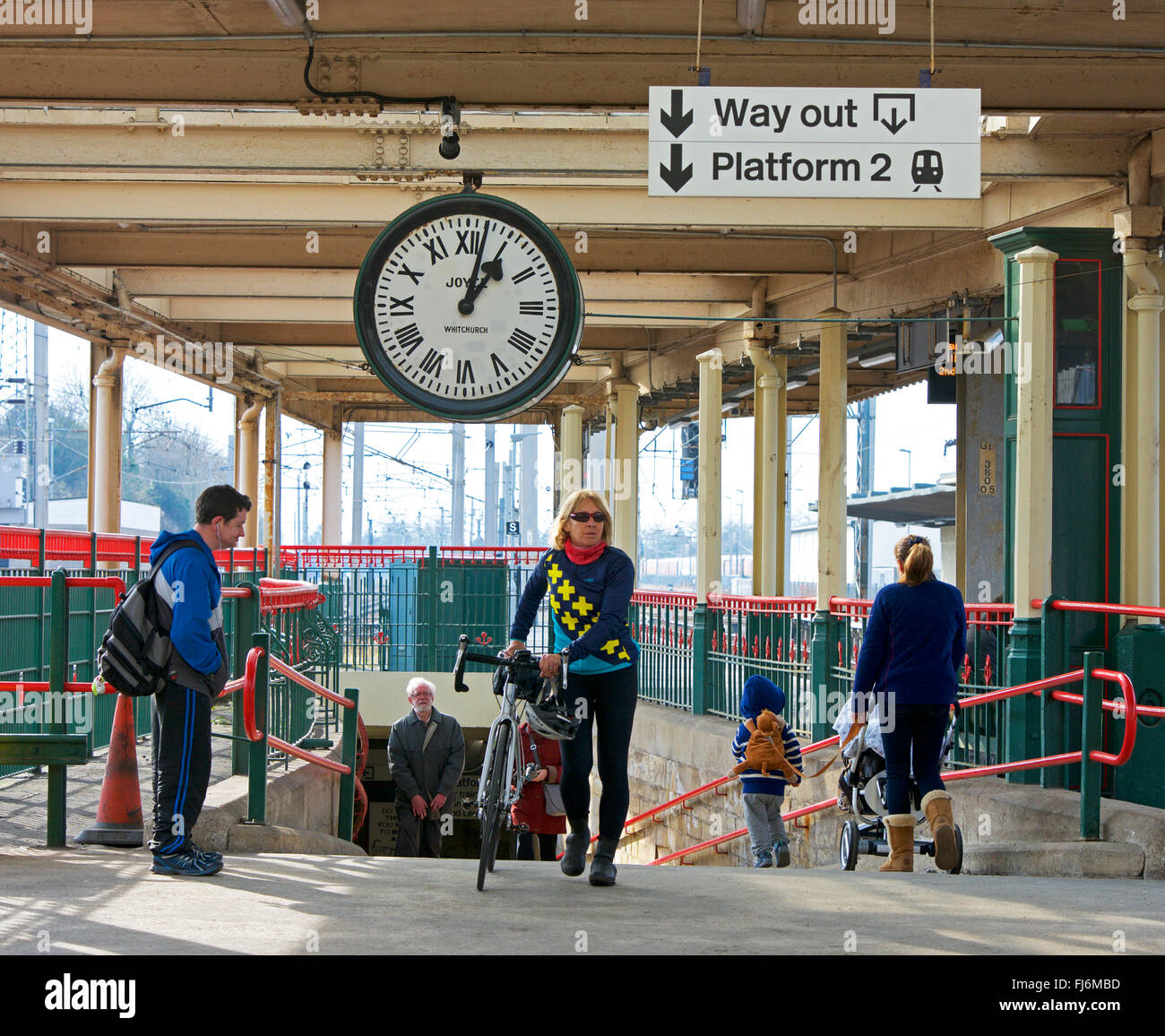 The platform at Carnforth railway station, Lancashire, England UK Stock ...