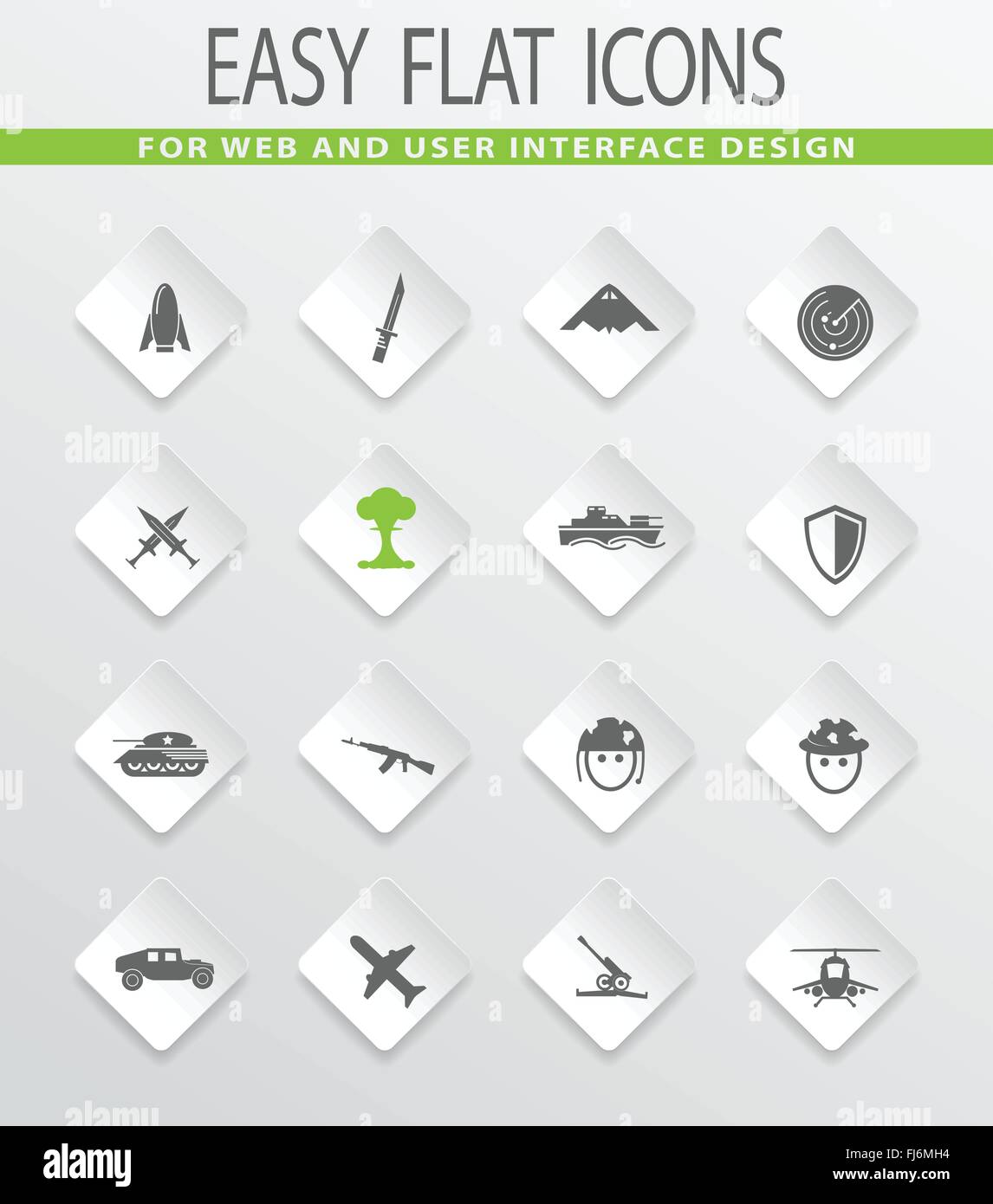 Military and war icons set Stock Vector Image & Art - Alamy