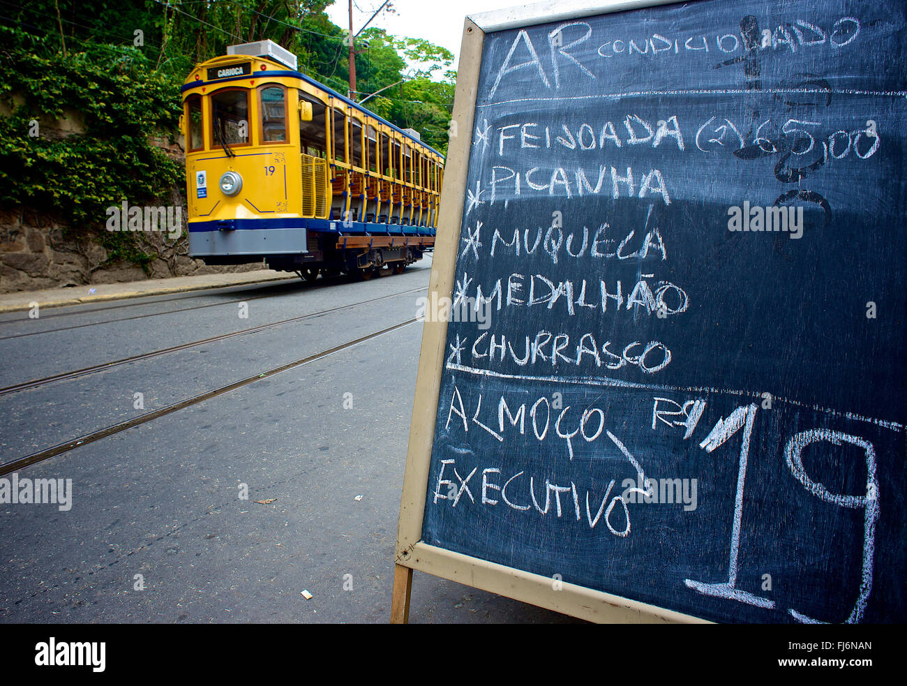 Tram, Santa Teresa, Rio de Janeiro, Brazil Stock Photo - Alamy