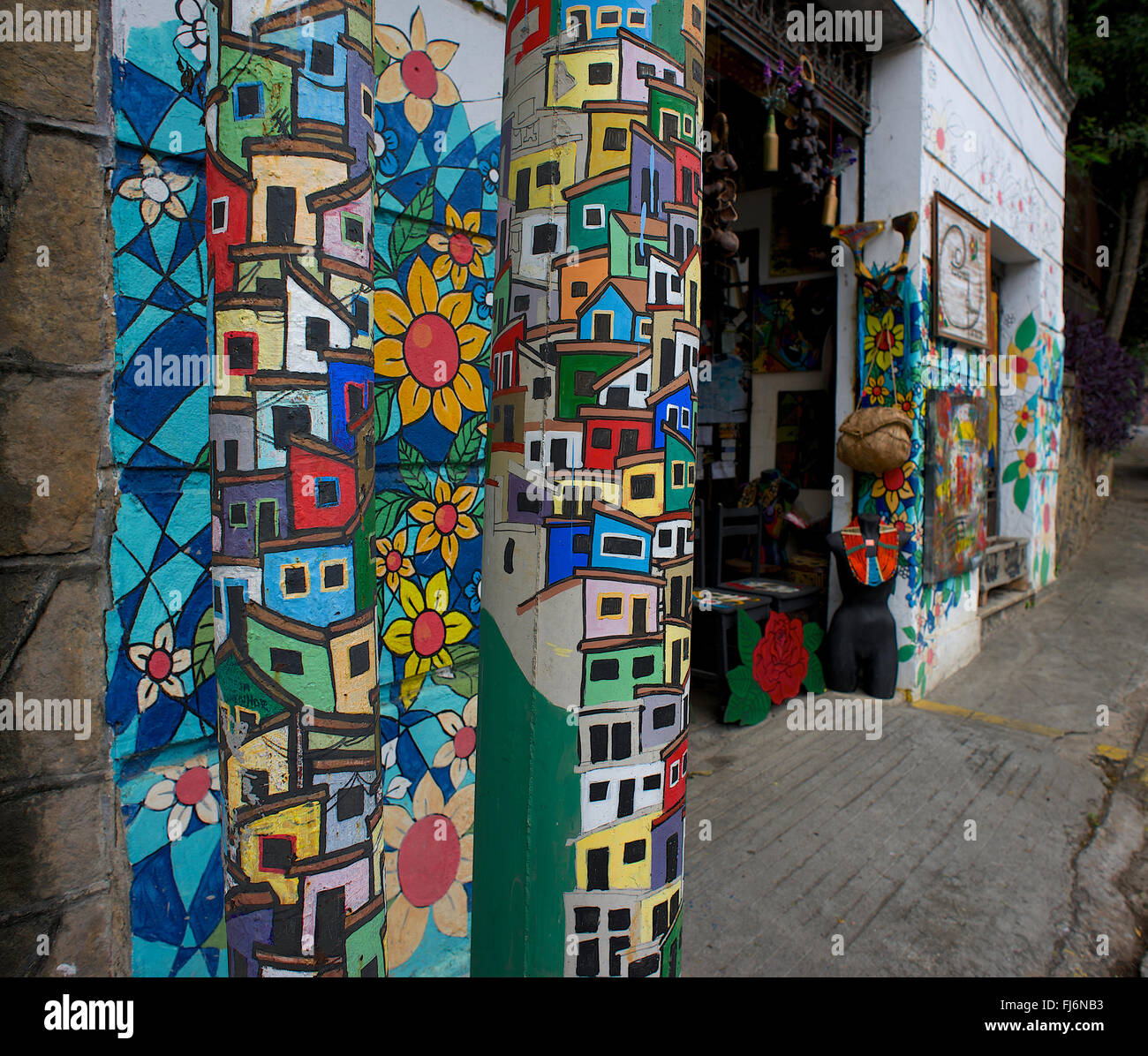 Colourful shop front Rio de Janeiro Stock Photo - Alamy