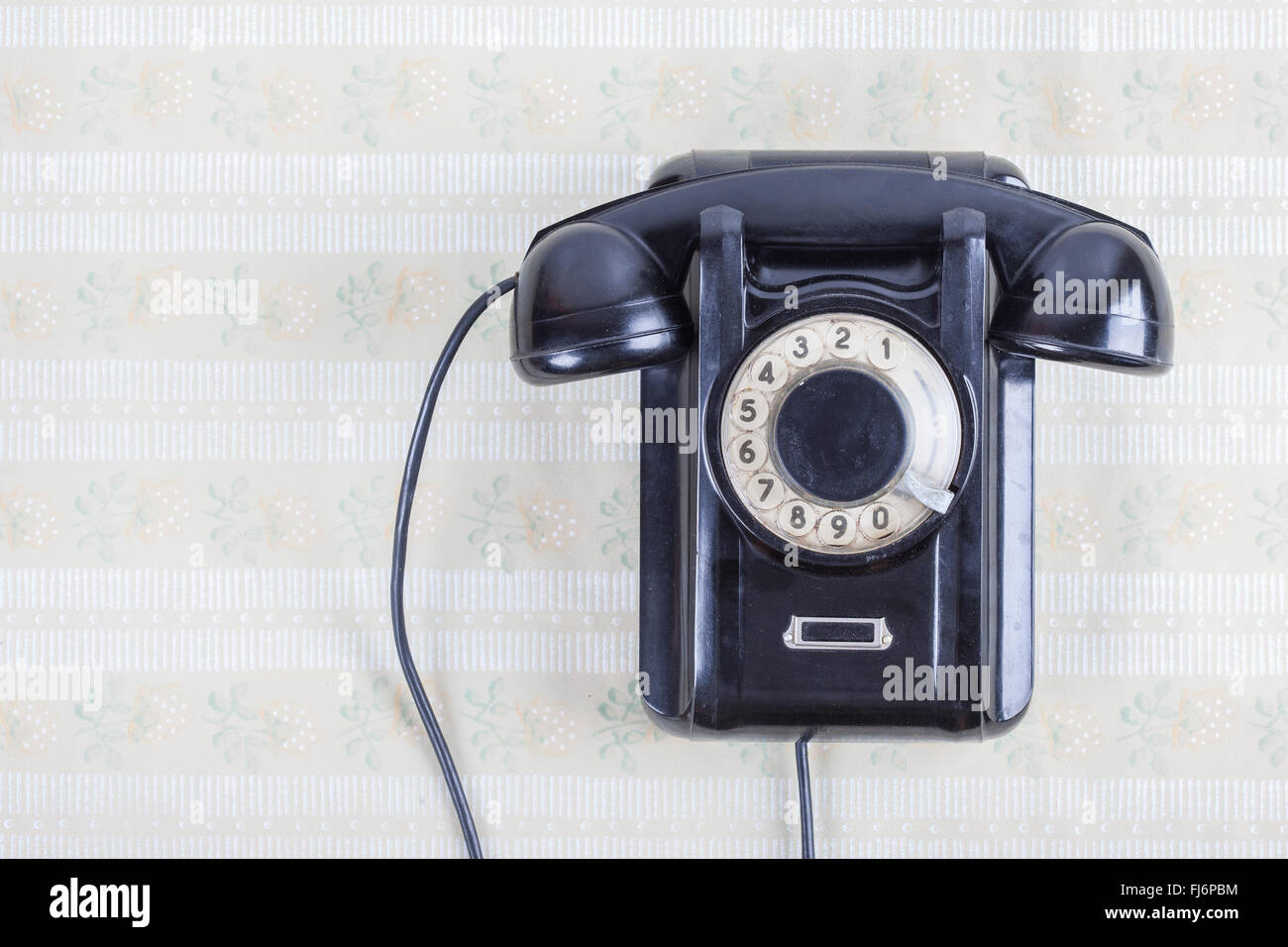 Antique wooden wall phone hi-res stock photography and images - Alamy