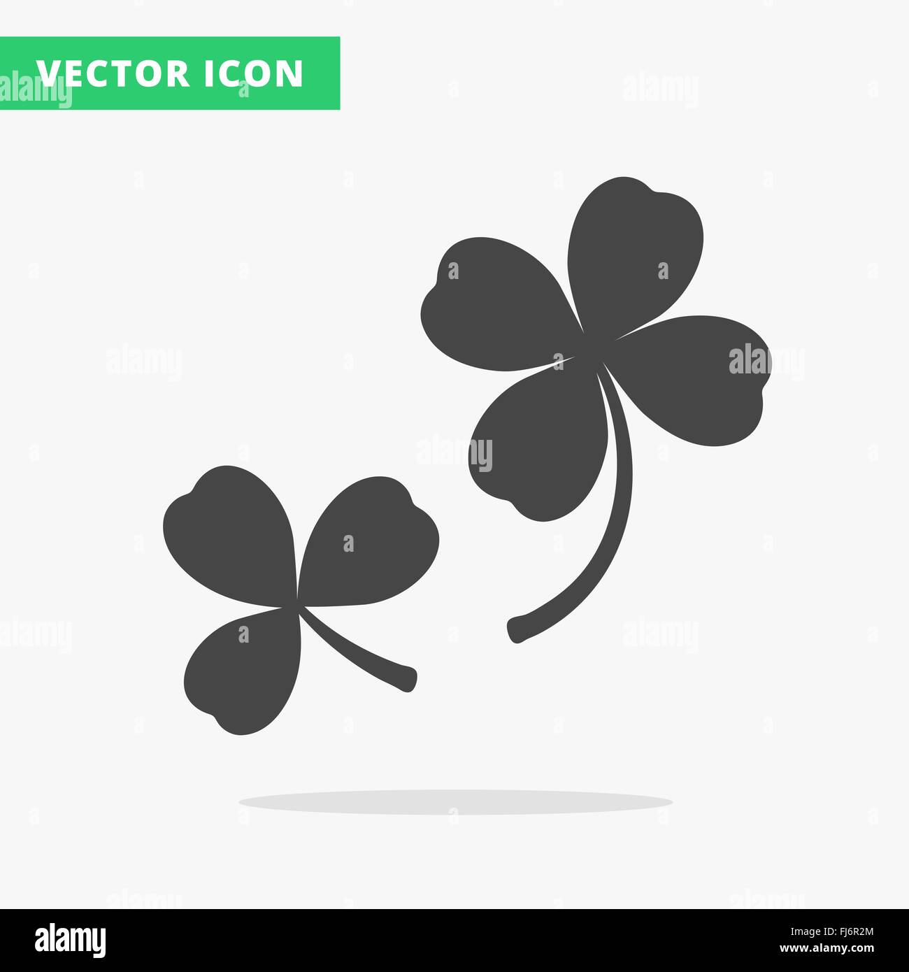 clover silhouettes sign Stock Vector Image & Art - Alamy