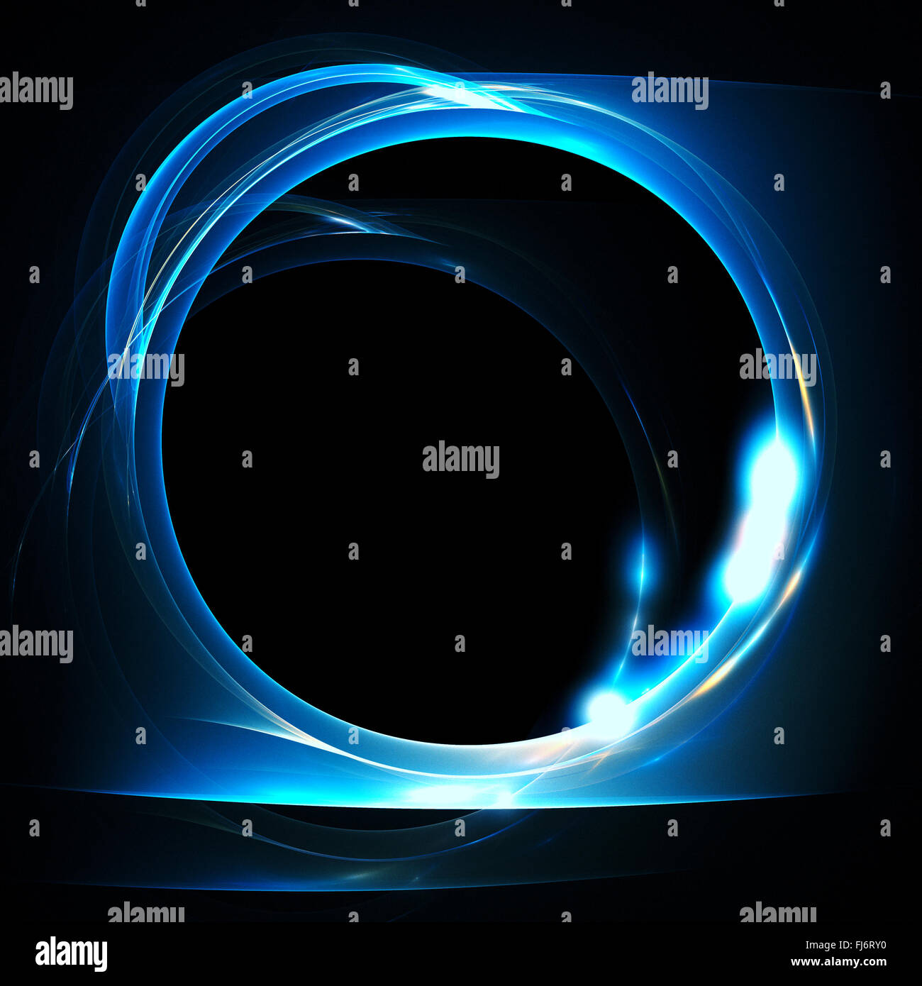 Light blue circle frame hi-res stock photography and images - Alamy