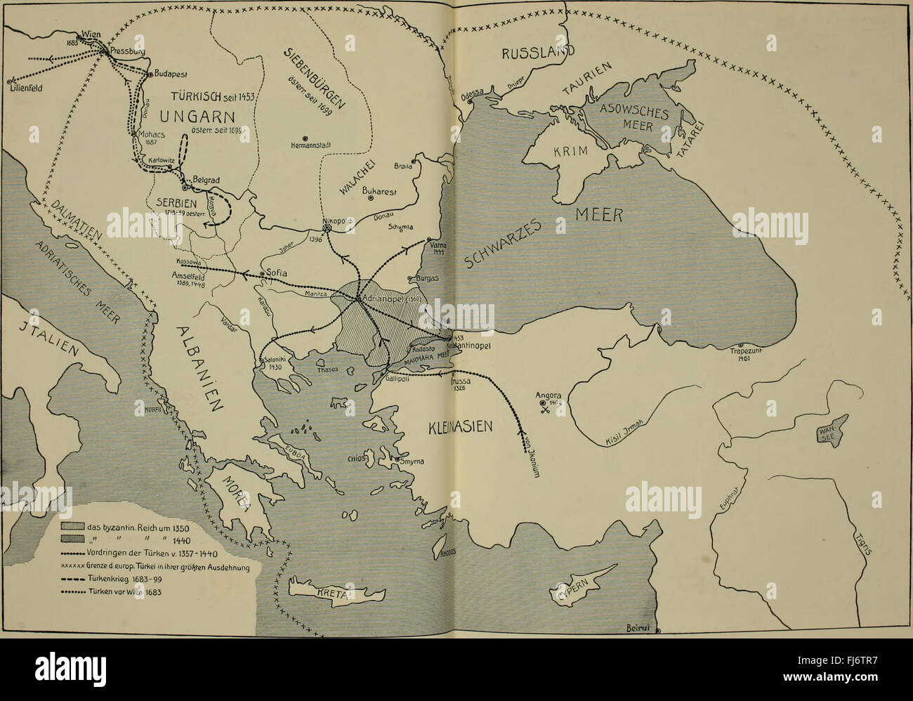 Geschichte der Türken (1912) - History of the Turks Stock Photo - Alamy