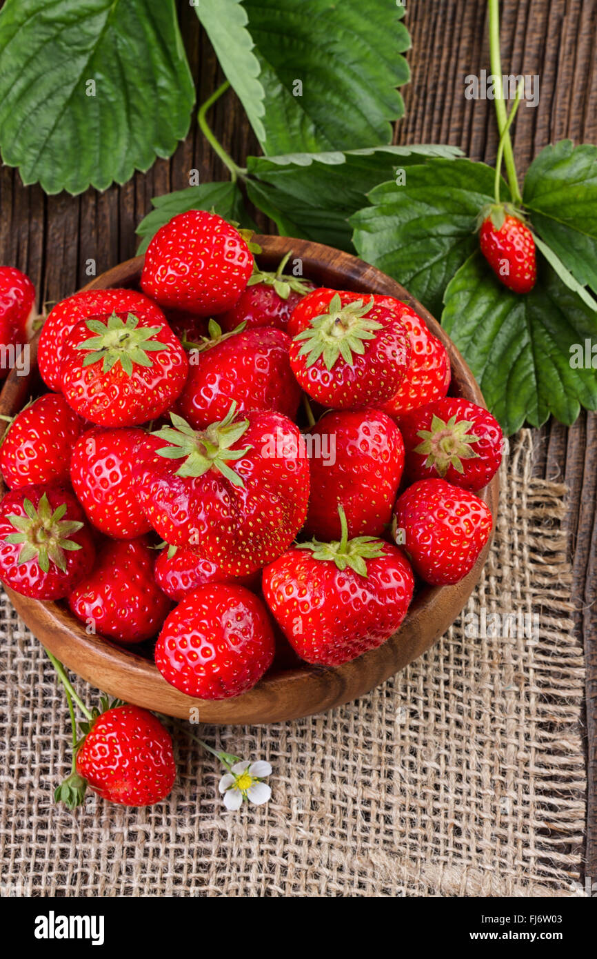 Natural ripe strawberries in hi-res stock photography and images - Alamy