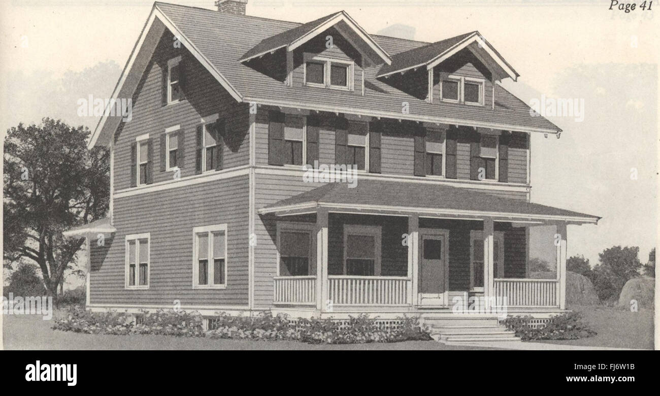 A catalog of homes designed by Gordon-Van Tine, showcasing ...