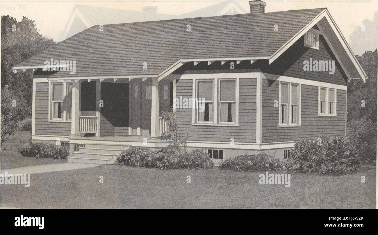 A catalog showcasing various home designs and plans by Gordon-Van Tine ...