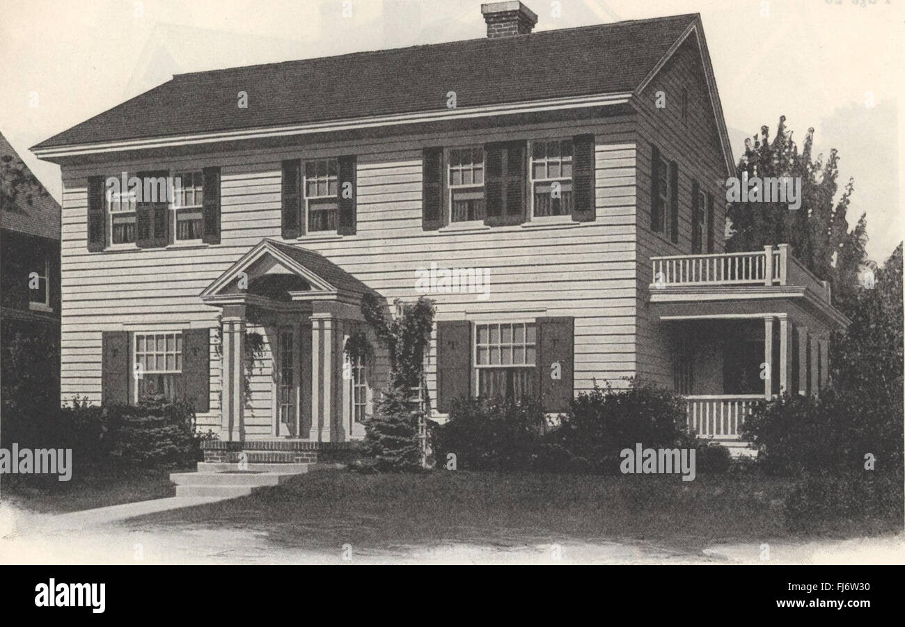 A catalog from 1921 showcasing Gordon-Van Tine homes, featuring designs ...