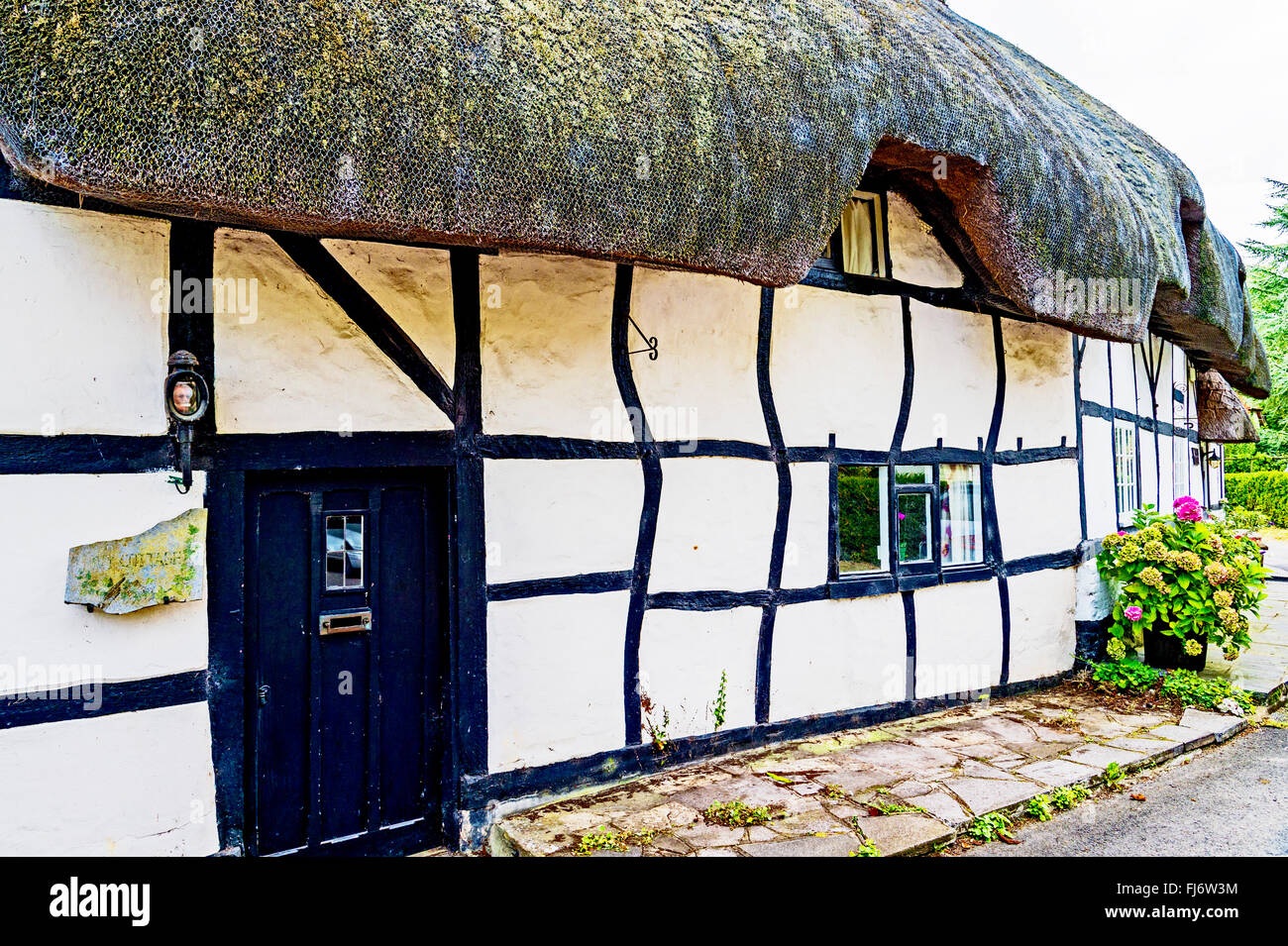 Cottage in Nether Wallop, Hampshire, where Miss Marple (TV) lived Stock ...