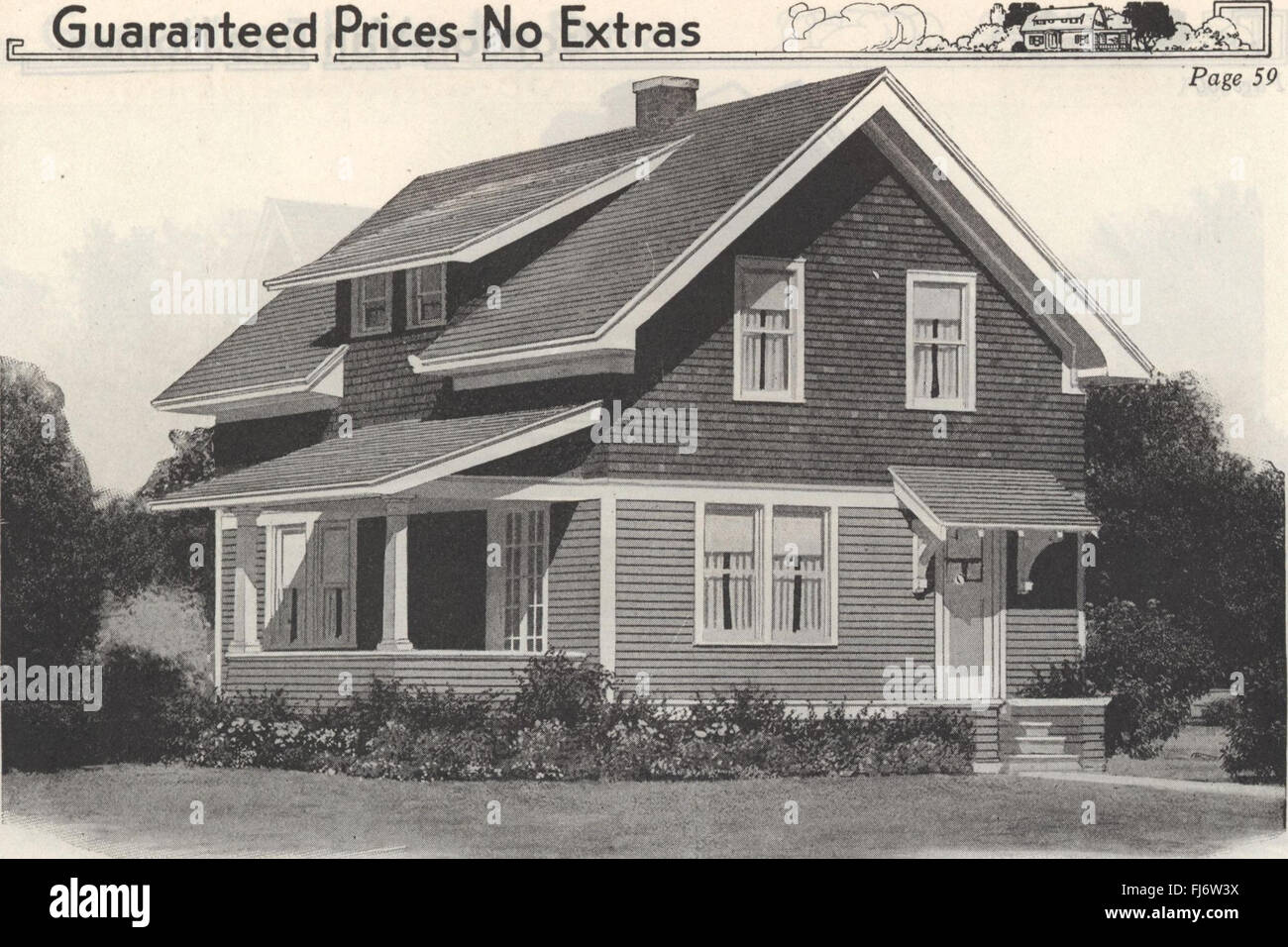 Architectural catalog of Gordon-Van Tine homes from 1921, showcasing ...