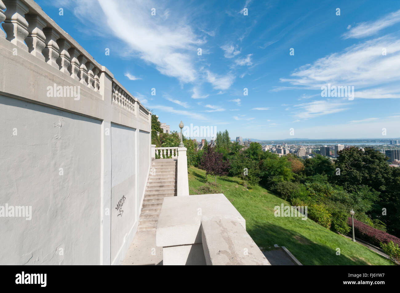 Westmount lookout Montreal Stock Photo - Alamy