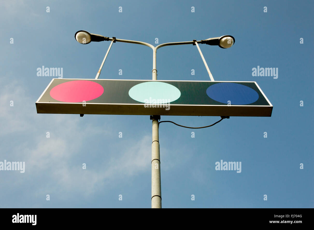 Colorful Street lamp Stock Photo - Alamy