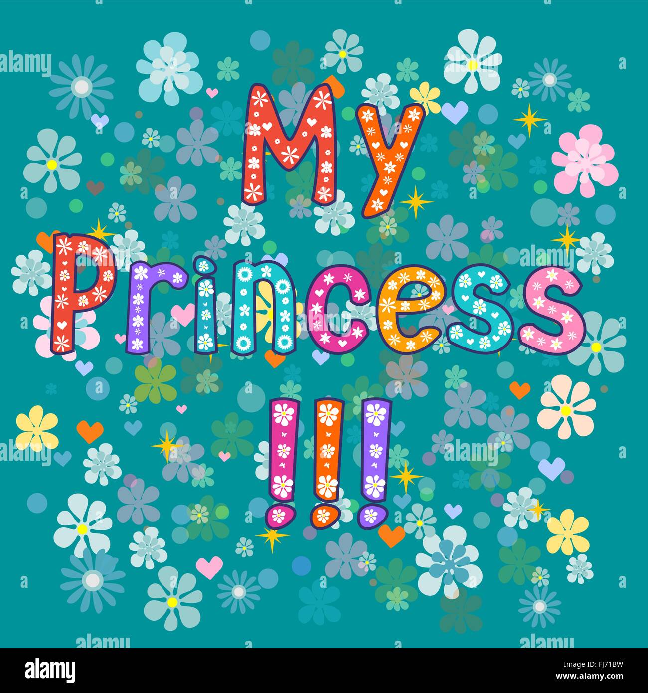 Princess word art hi-res stock photography and images - Alamy